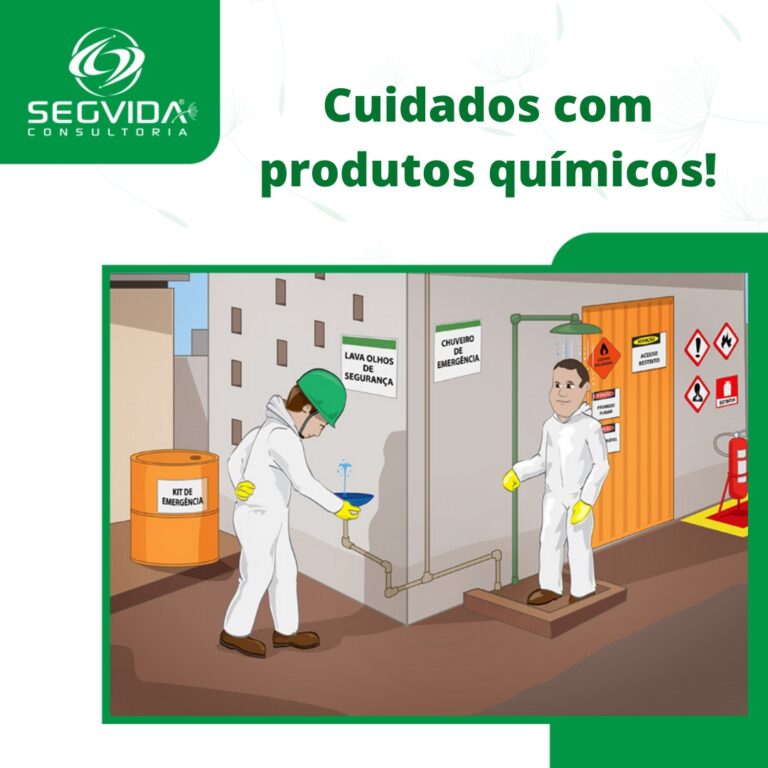 Cuidados com produtos químicos • Segvida